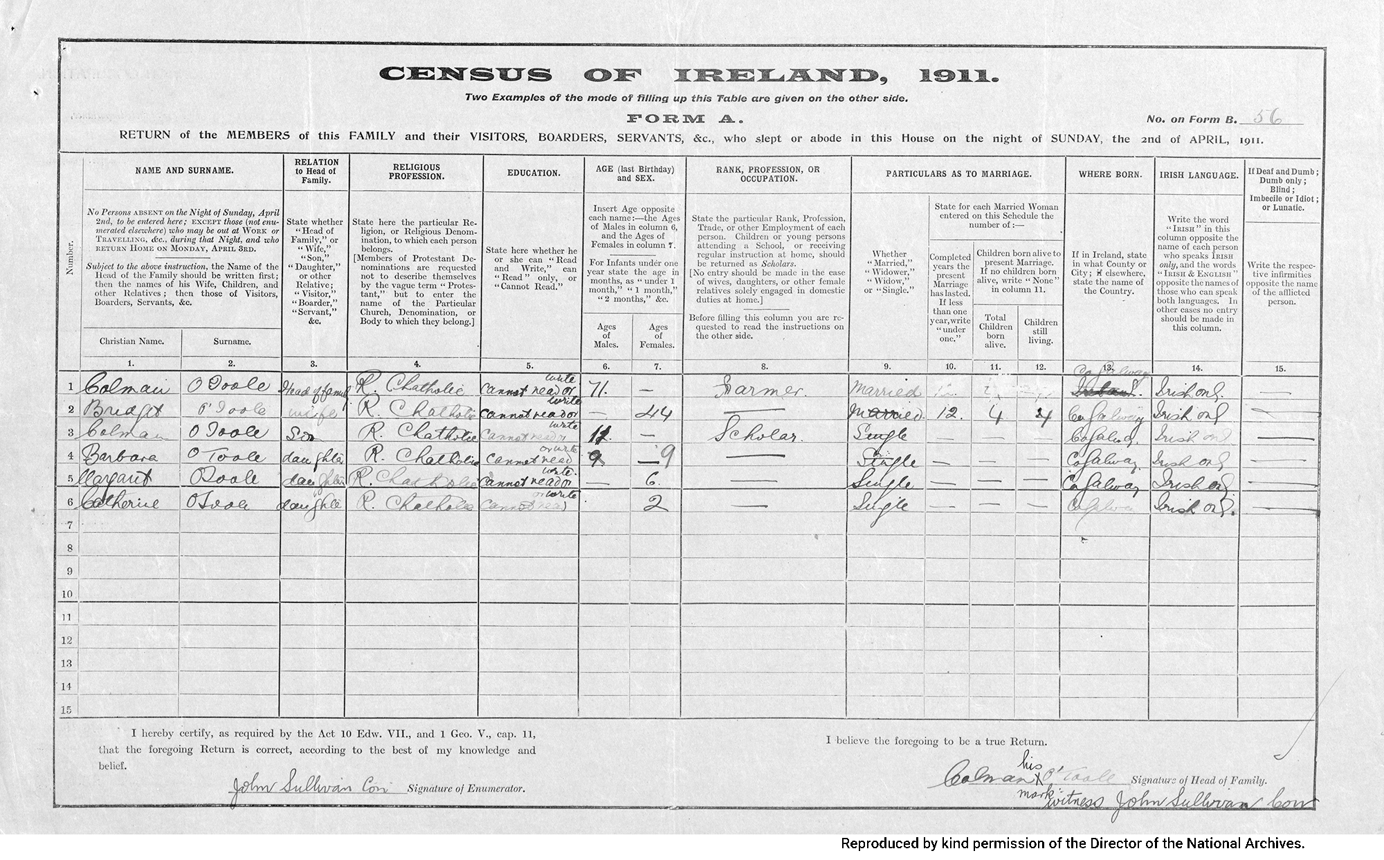 Literacy Stories from Census 1911: Literacy - Central Statistics Office